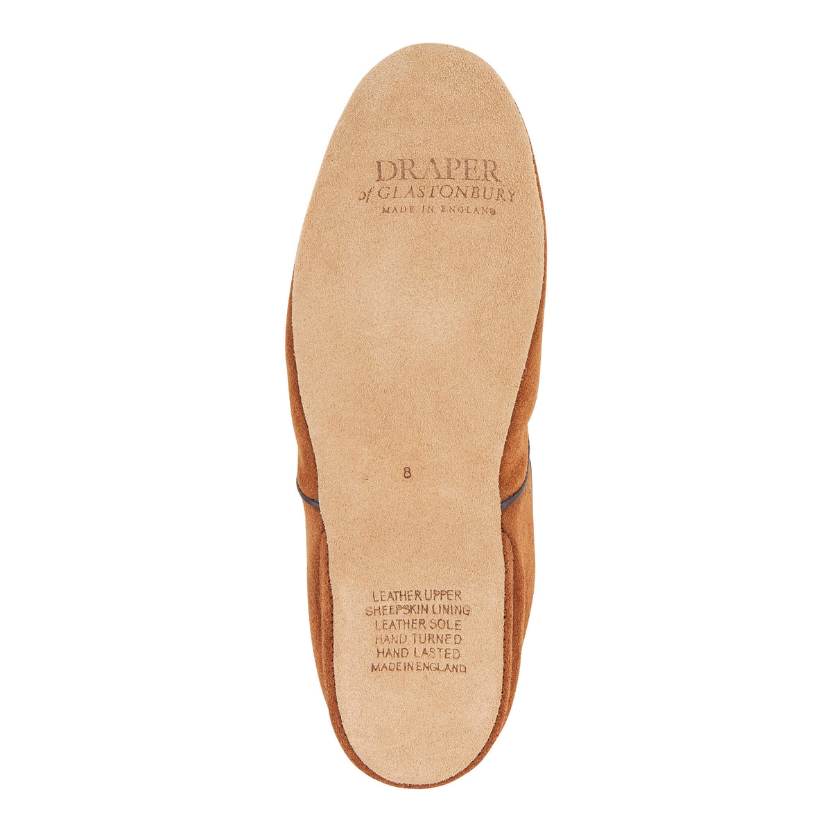 Anton | Mens Sheepskin Slippers Size 13 UK | Soft Sole | Drapers